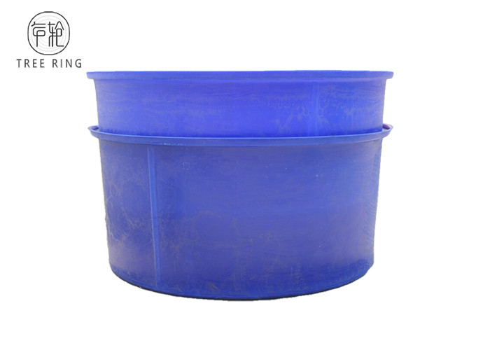 5000 Liter Open Top Cylindrical Tank PE Rigid Round Raised Preformed ...