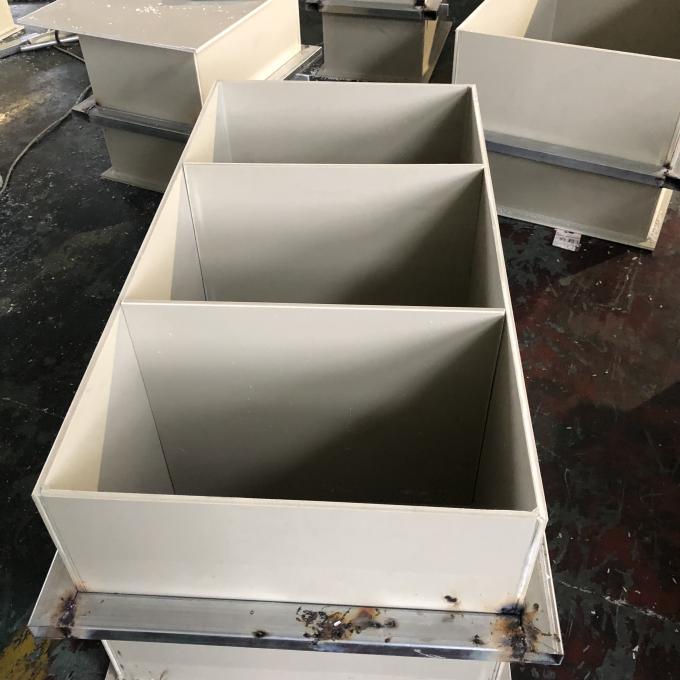 Tangki Sedimentasi Plastik Bahan ISO PP Untuk Tanah Liat, Kaca Dan Plester