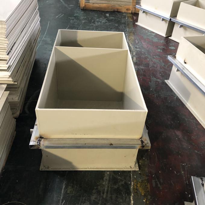 Tangki Sedimentasi Plastik Bahan ISO PP Untuk Tanah Liat, Kaca Dan Plester